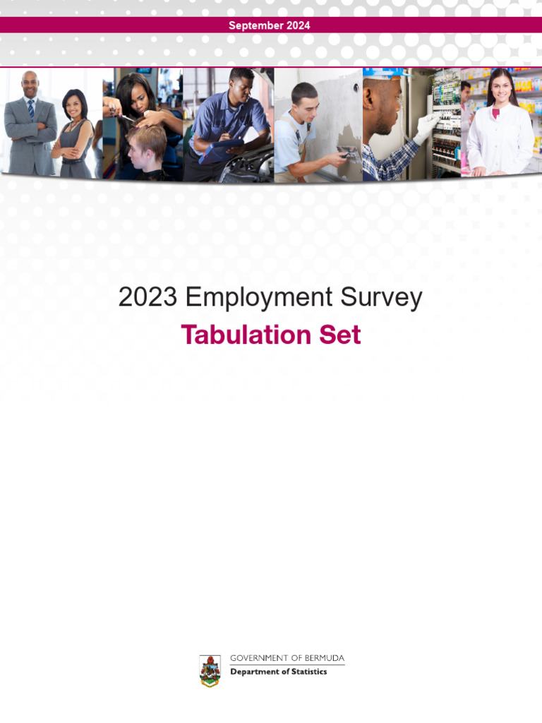 2023 Employment Survey Tabulation Set | PDF | Crafts | Retail