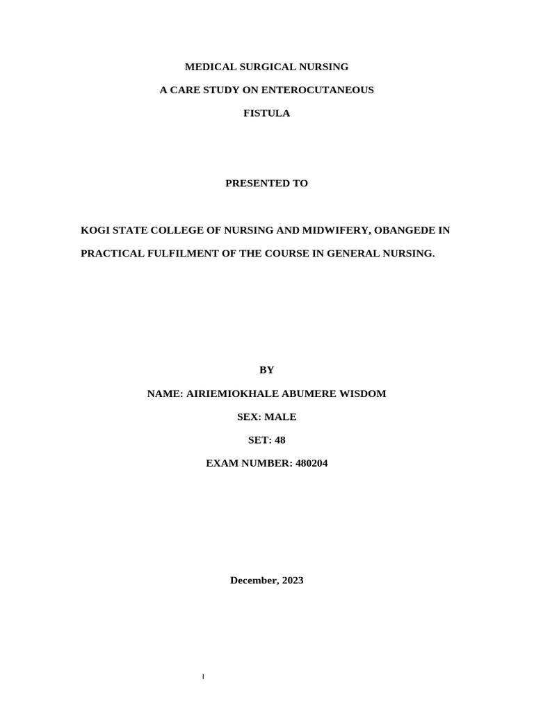 Care Study | PDF