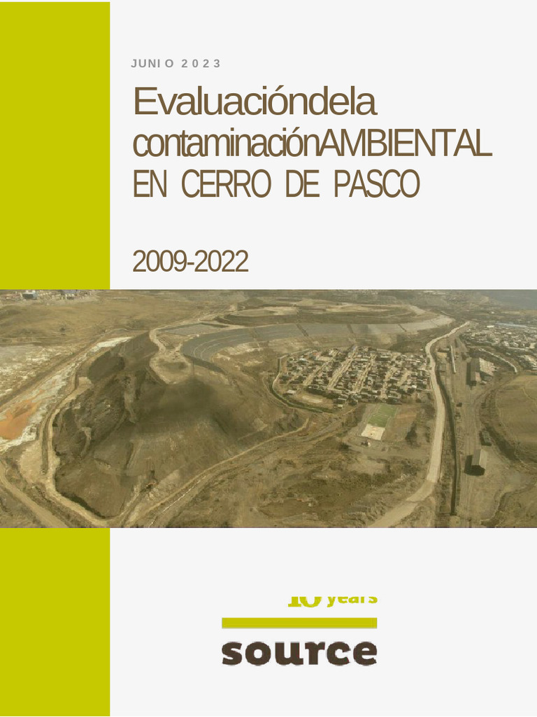 Contaminación Minera en Cerro de Pasco | PDF | Minería | Contaminación