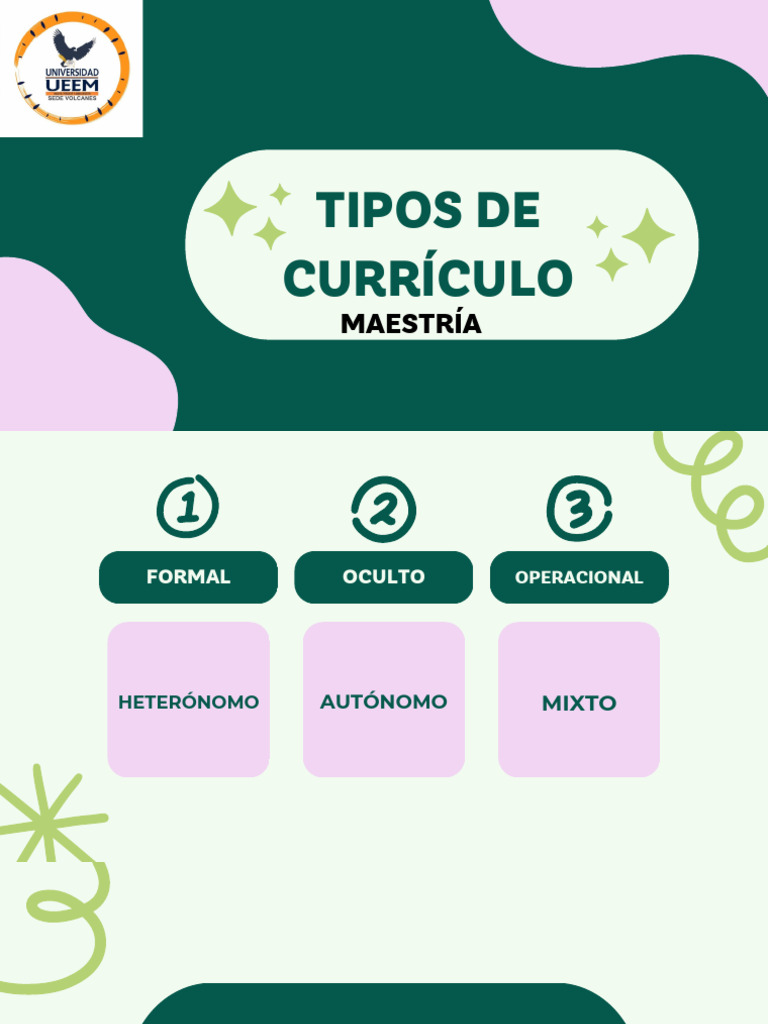 TIPOS DE CURRÍCULO | PDF