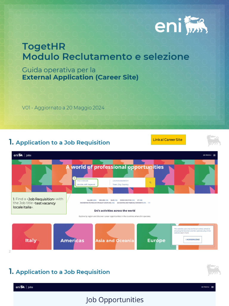 ORC 14 Guide Candidates External-Application(Career-Site) V01 | PDF