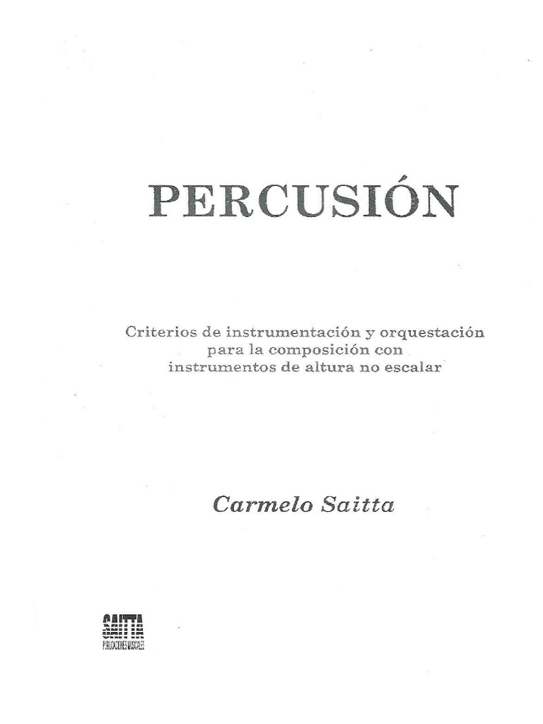 Percusion | PDF