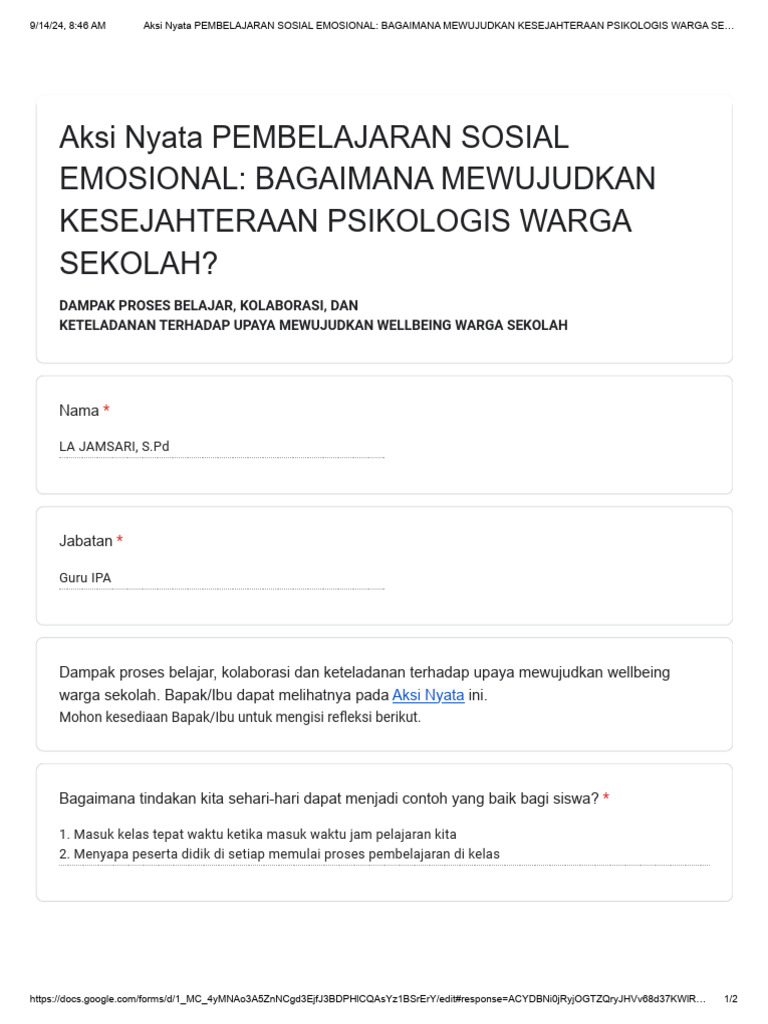 Umpan Balik Modul 2 Topik 3 1 | PDF