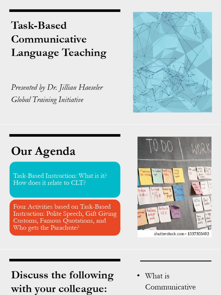 Task-Based Communicative Language Teaching | PDF