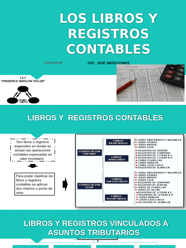 Los Libros y Registros Contables | PDF