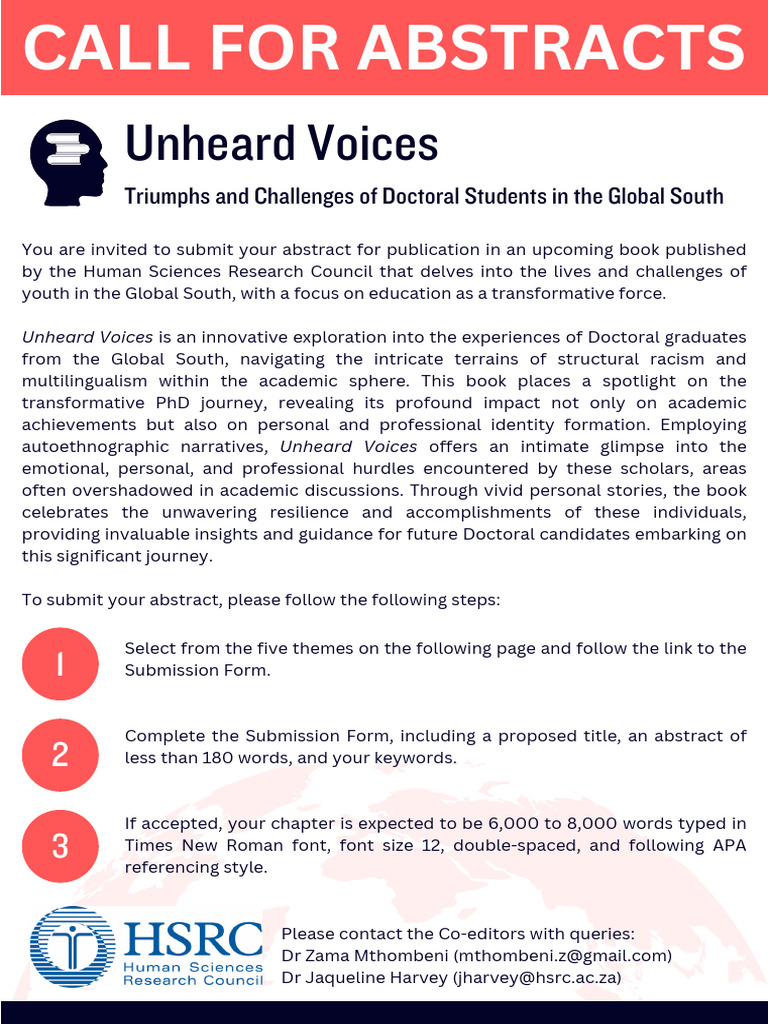 CALL FOR ABSTRACTS (A4) (2) (1)_240909_182705 | PDF