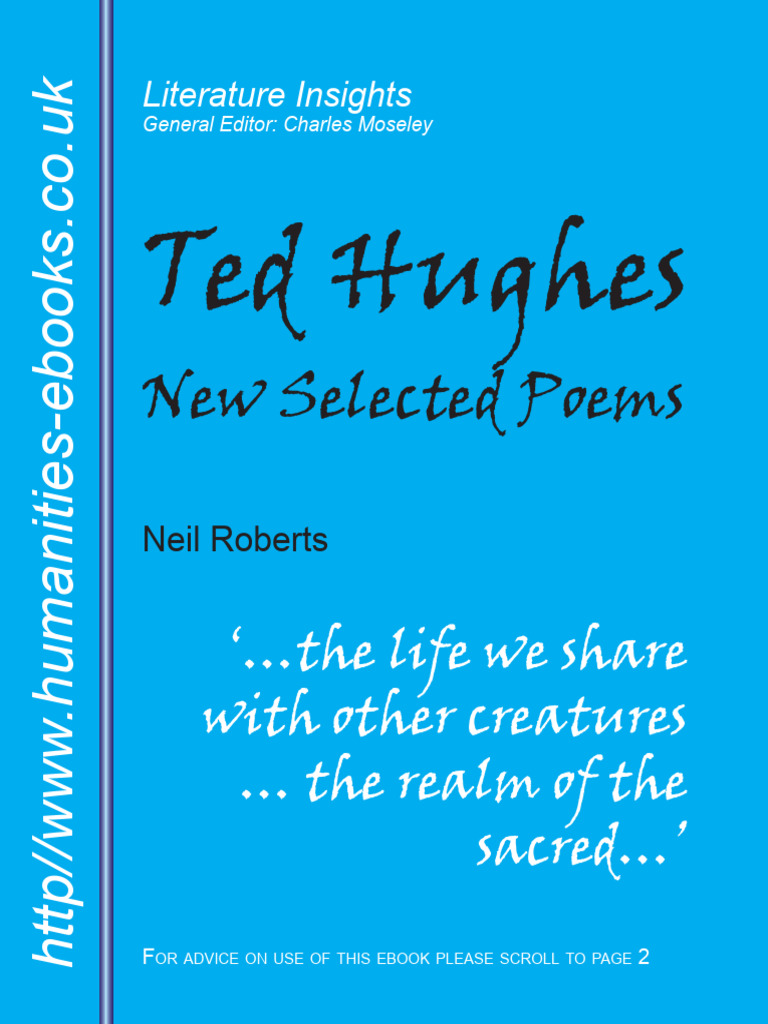 (Humanities Insights) Neil Roberts - Charles Moseley - Ted Hughes - New ...