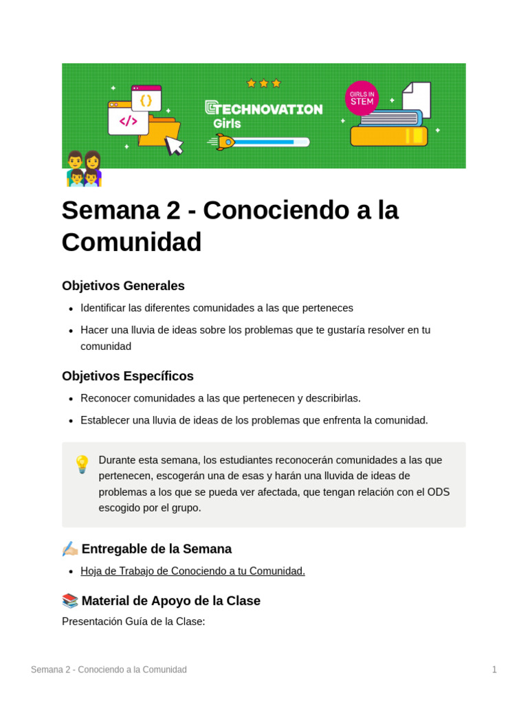 Semana_2_-_Conociendo_a_la_Comunidad | PDF