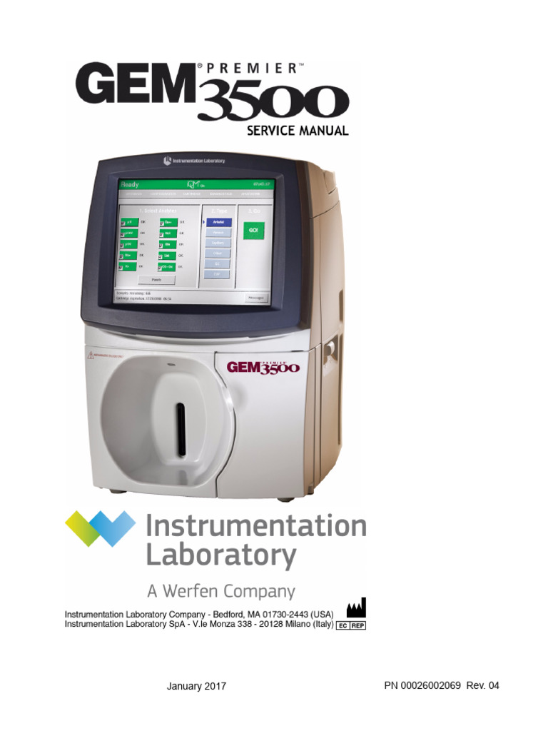 PD Gem 3500 Service Manual | PDF | Medical Device | Technology & Engineering