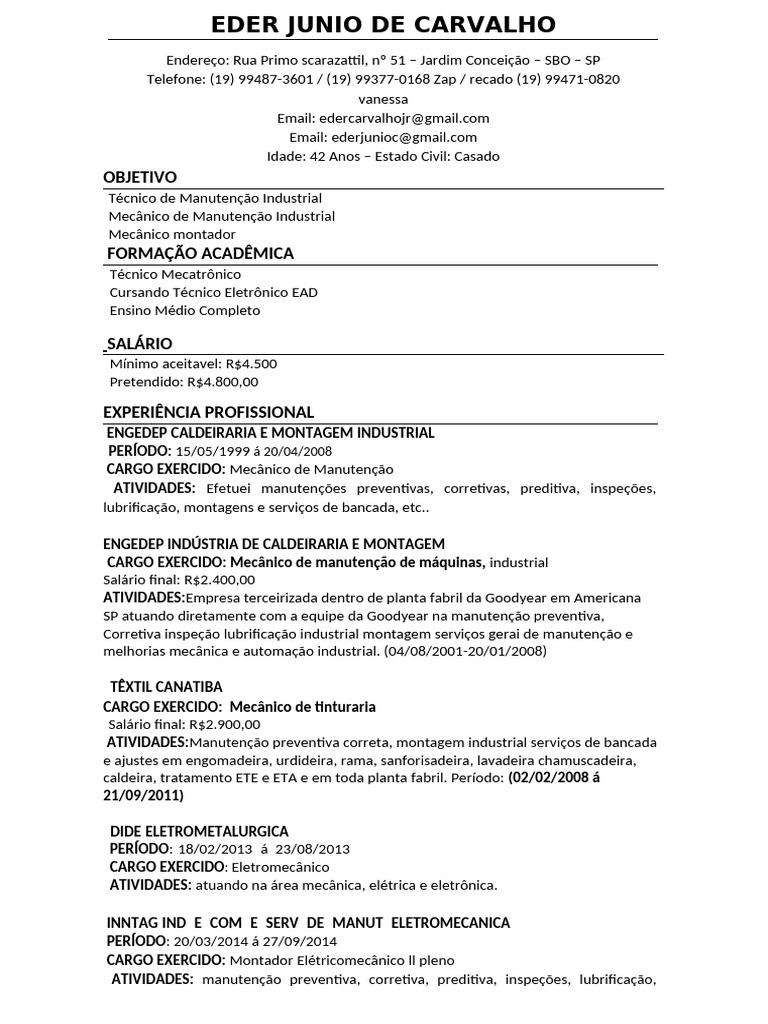 Eder Junio de Carvalho | PDF