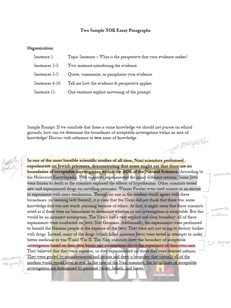 Body Paragraph Breakdown | PDF