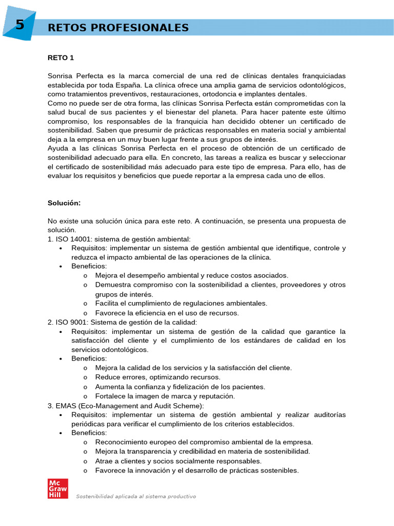 Retos Profesionales U.05 | PDF