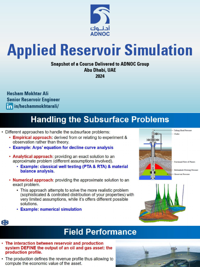 Reservoir Simulation | PDF
