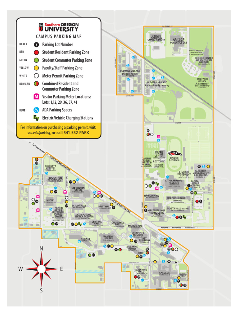 SOU Parking Map 2017 1G | PDF
