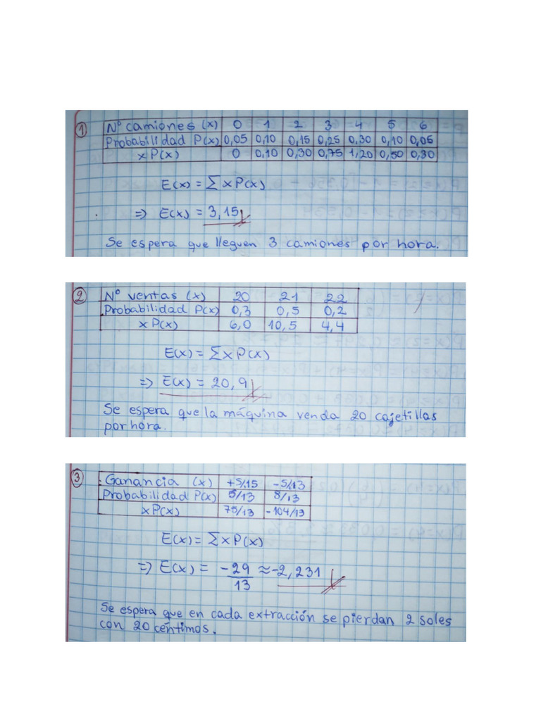 Distribuciones de Probabilidad Discretas Ejercicios | PDF