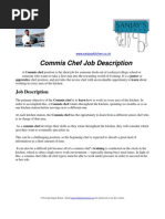 Commis III Chef Job Description | PDF | Chef | Grilling