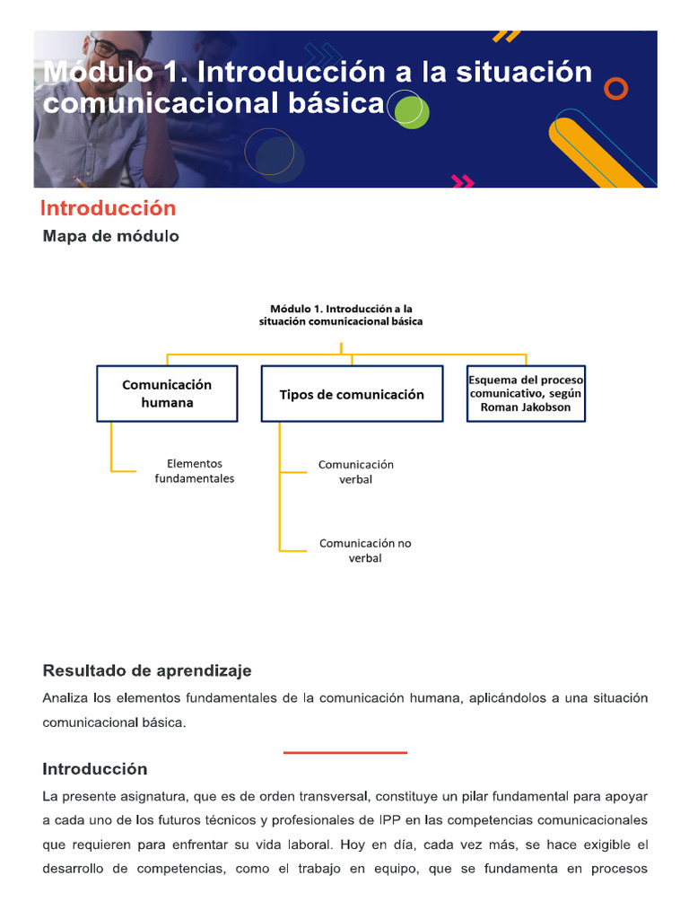Modulo1 Introduccion A La Situacion Comunicacional Basica | PDF