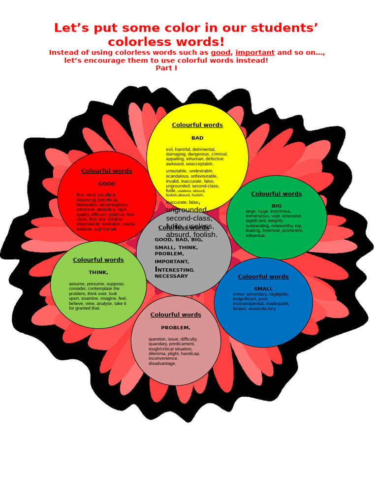 Colourful Words | PDF