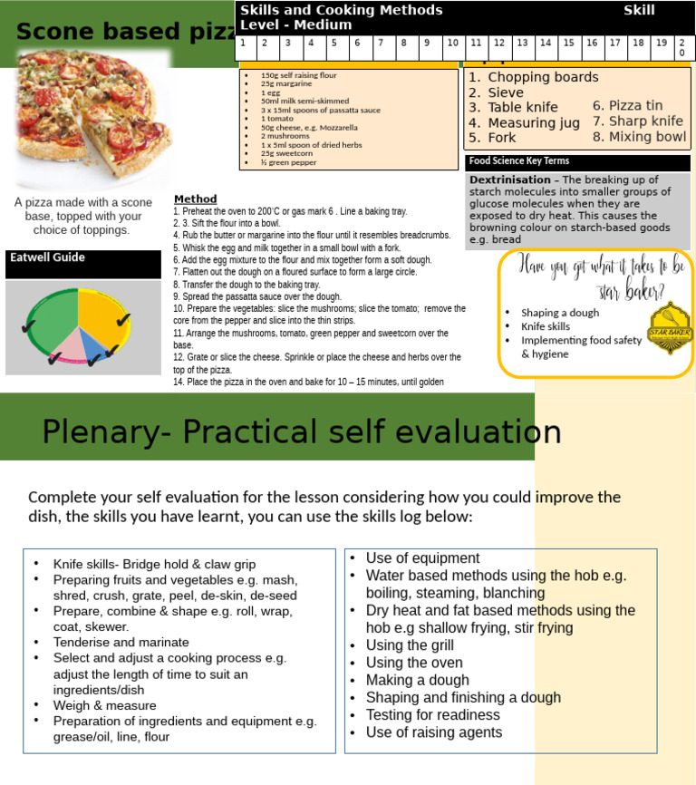 Scone_based_pizza_practical_2 | PDF