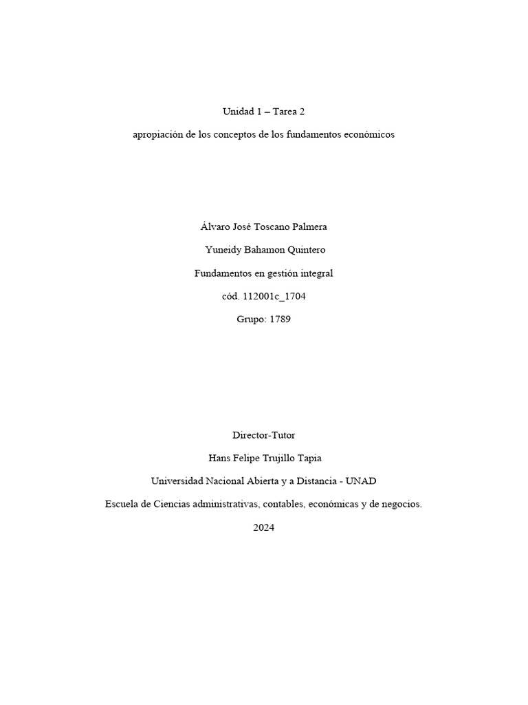 AnexoTarea 2 Yuneidy Bahamon Quintero, Alvaro Jose Toscano Palmera | PDF