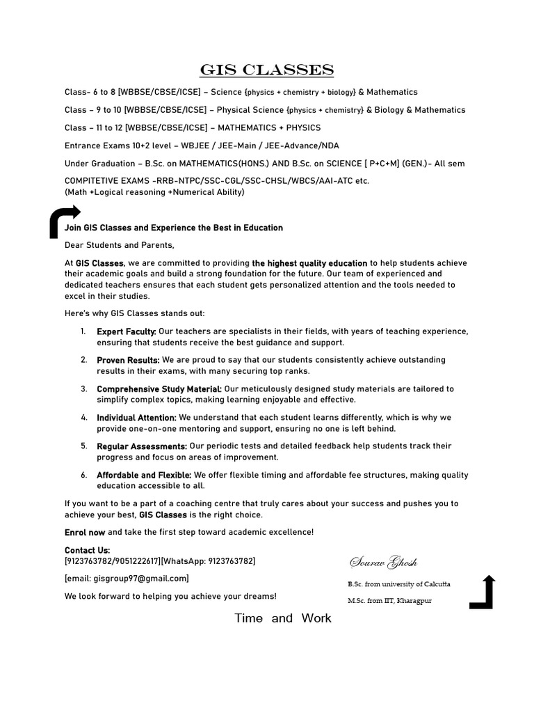 Time and Work Class 8 | PDF