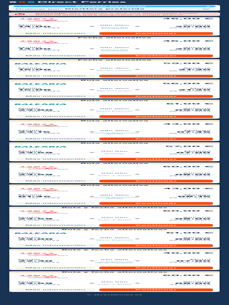 Direct Ferries | PDF