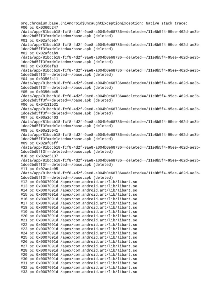 Last Crash Log | PDF