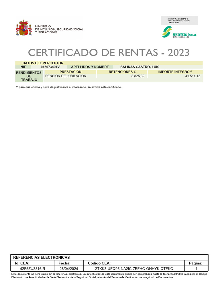 Cepe Cert 1008 | PDF