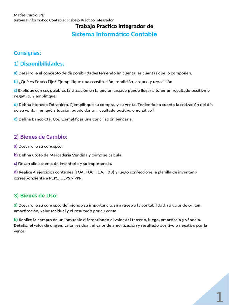 Trabajo Practico Integrado SIC | PDF | Bancos | Tipo de cambio
