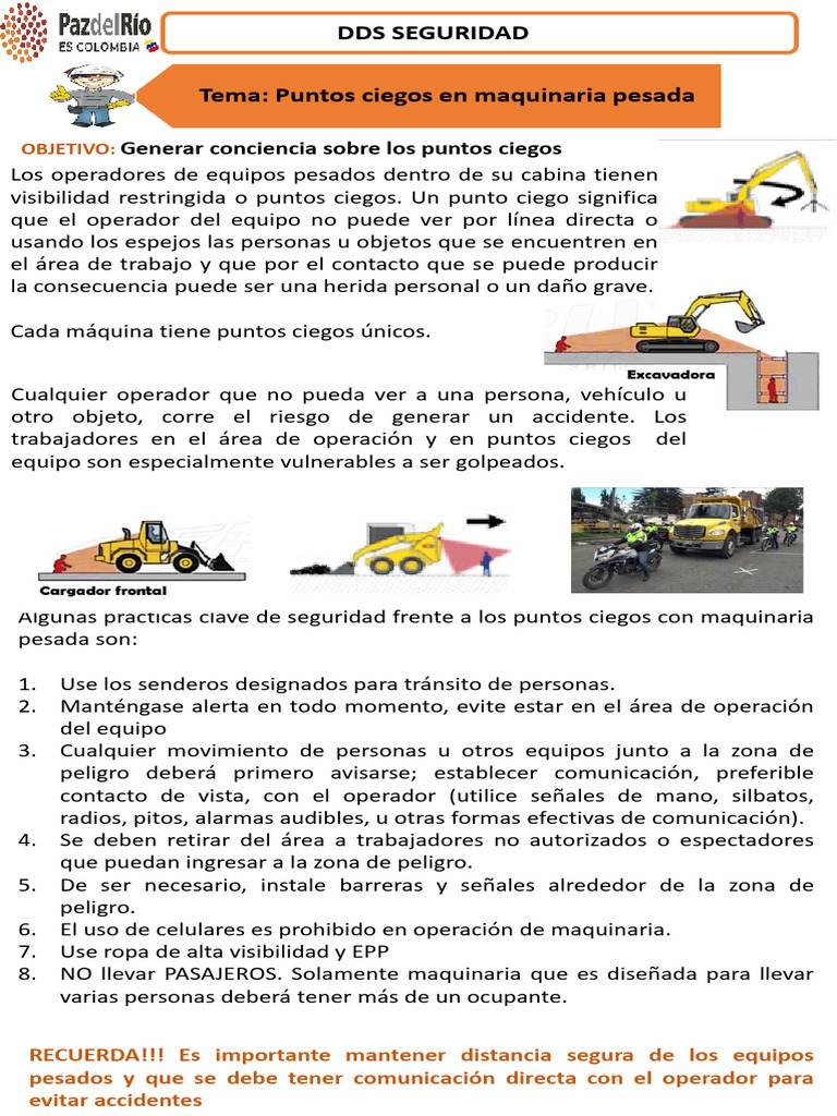 2. Martes DDS- Puntos ciegos en maquinaria pesada (1) | PDF
