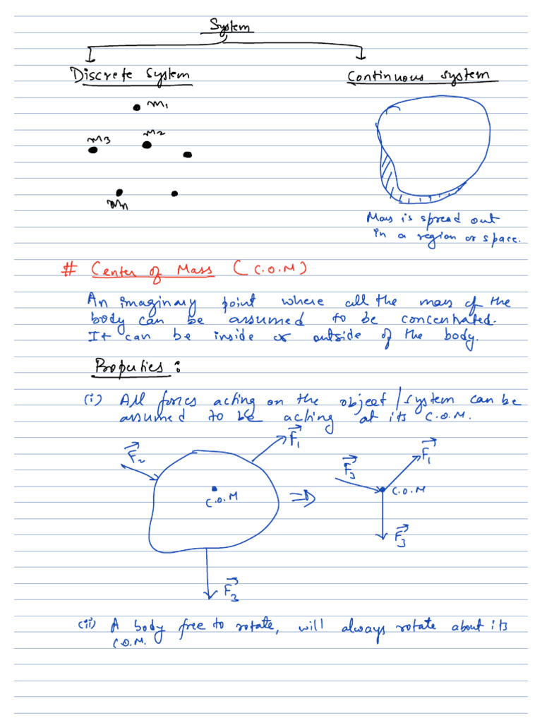 SH - System of Particles | PDF