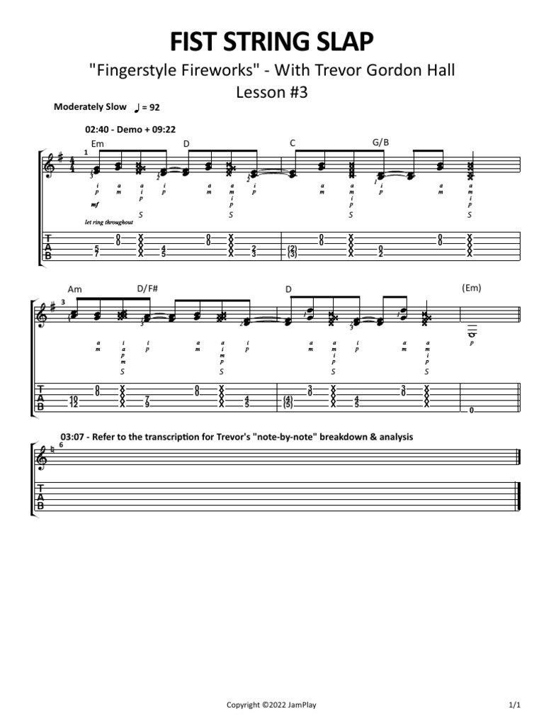 3 - Fist String Slap | PDF | Teaching Methods & Materials