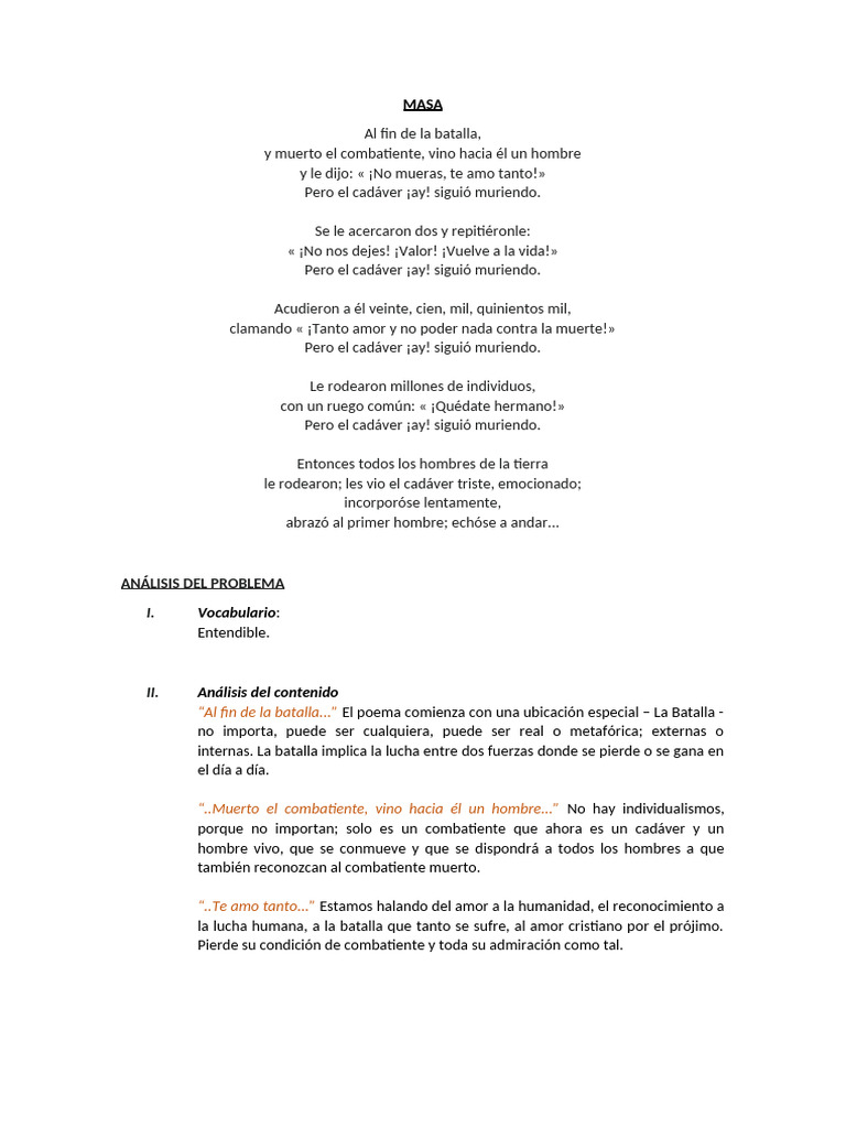 Masa | PDF