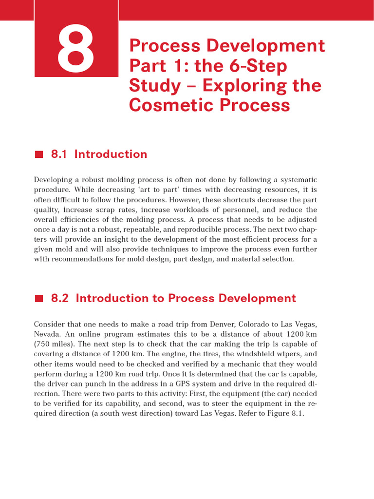 8 - Process Development Part 1- the 6-Step Study Exploring the Cosmetic Process | PDF