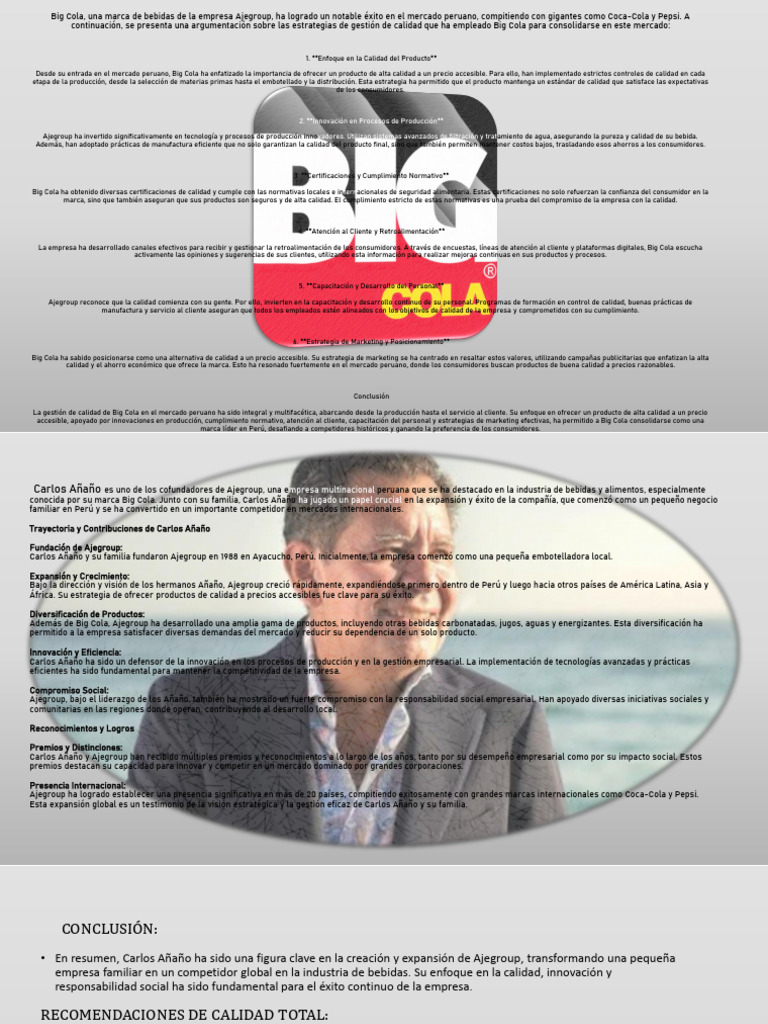 carlos añaños - big cola | PDF