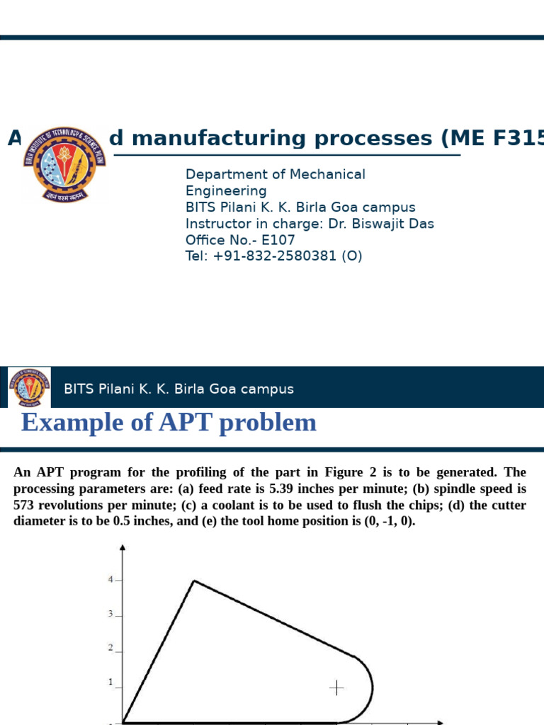 Lecture 9 - Example For APT Language | PDF