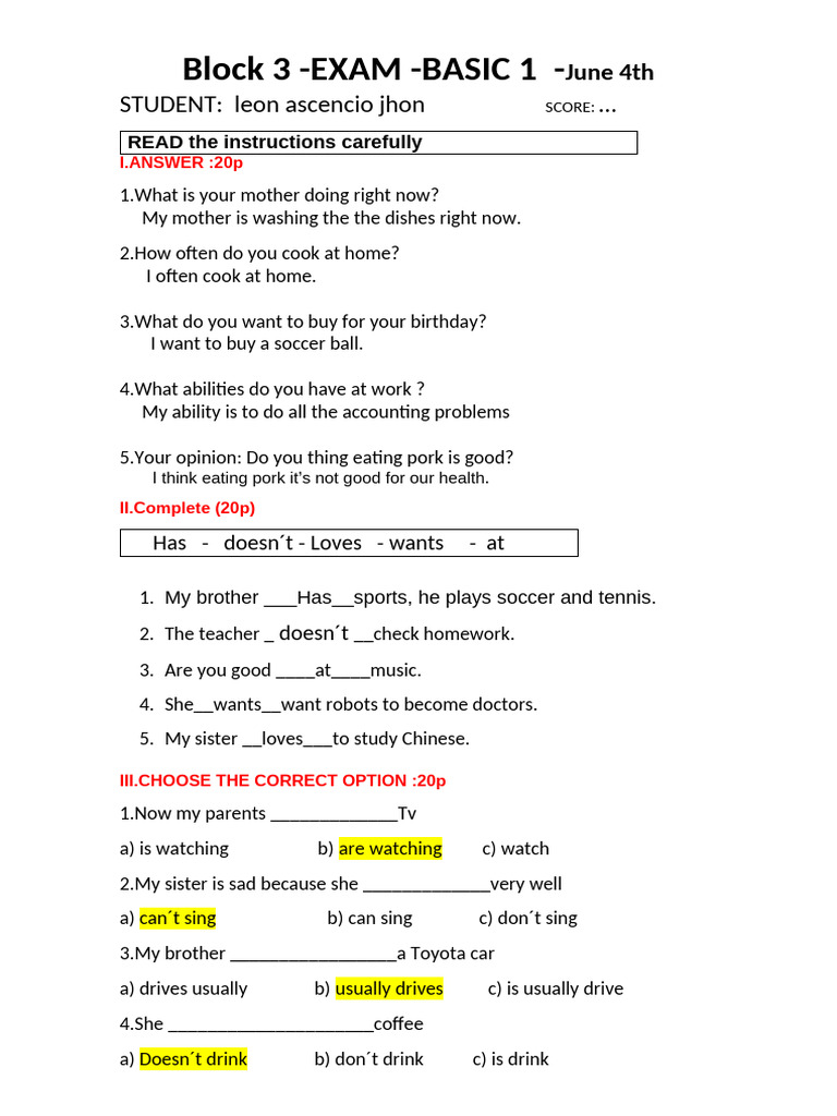 FINAL Exam Block 3 JUNE4TH | PDF