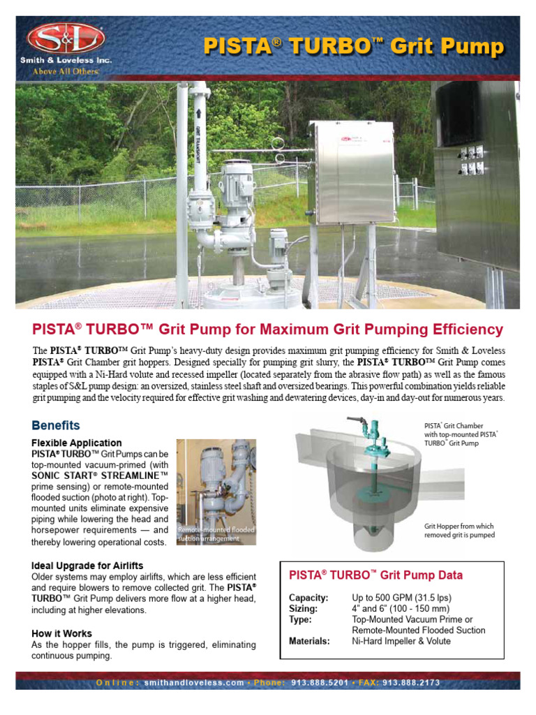 9503-9 PISTA TURBO Grit Pump e | PDF