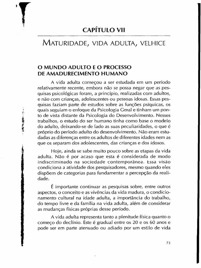Vida Adulta Média | PDF