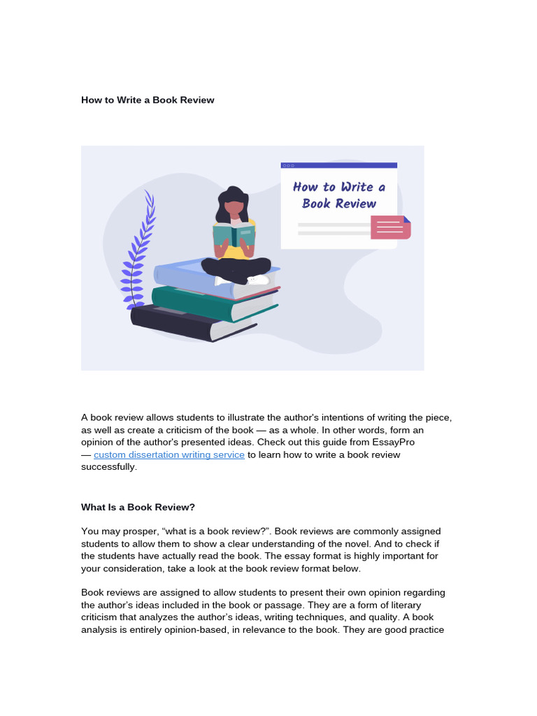 How To Write A Book Review | PDF