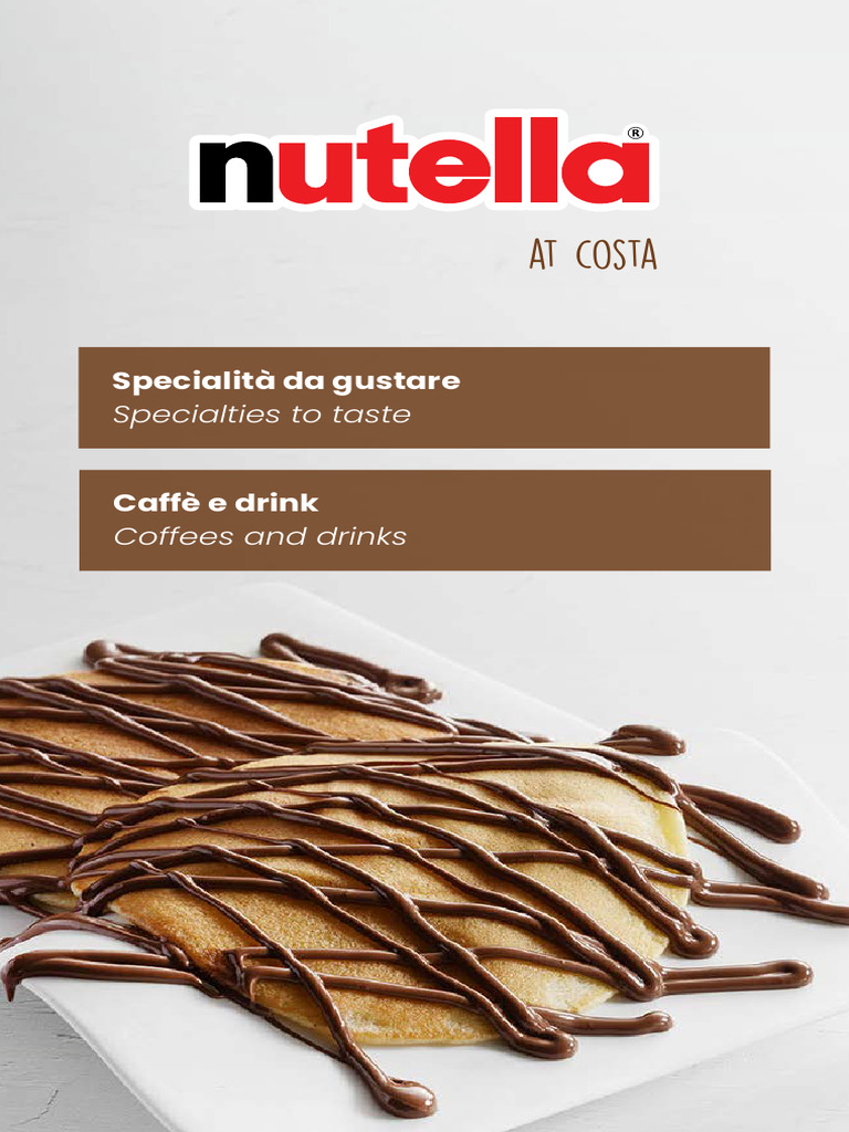 Menú Nutella | PDF