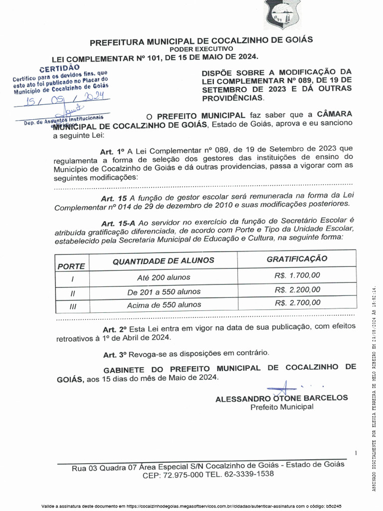 Lei Complementar 101 | PDF