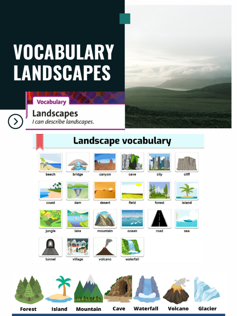Vocabulary Landscapes Pdf Foreign Language Studies Art