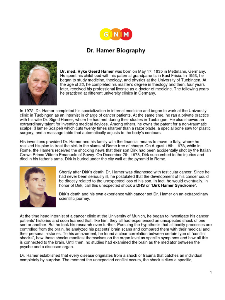 Biography Hamer E | PDF