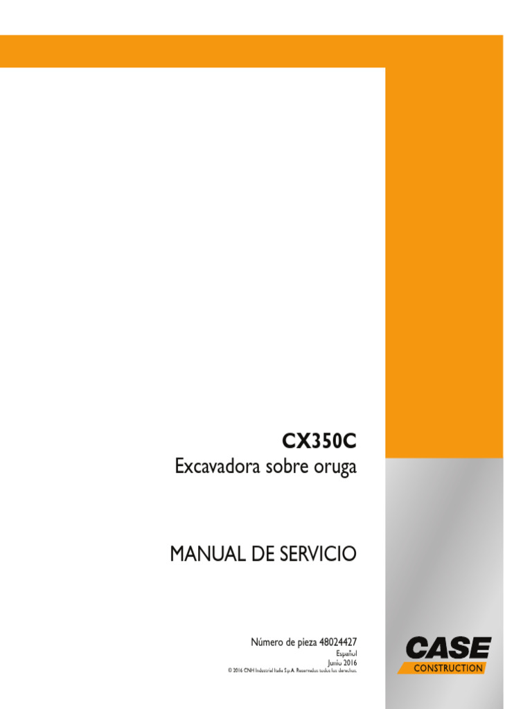 Manual Servicio CX350C | PDF