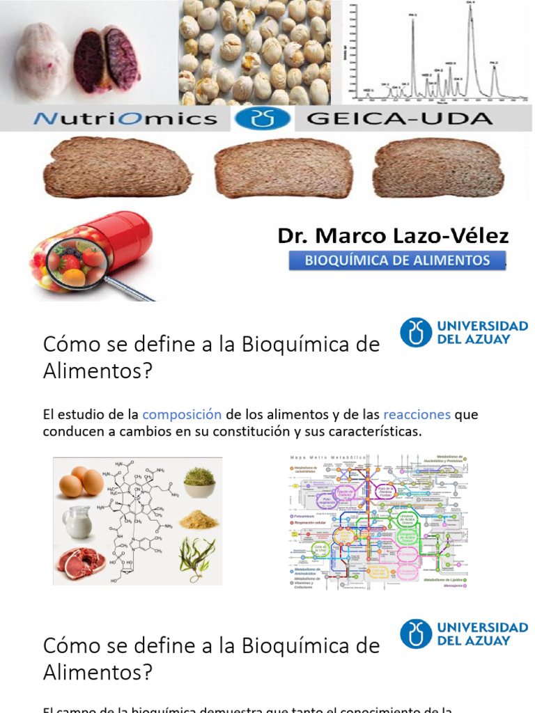 Clases Bioquímica 1 Intro. | PDF