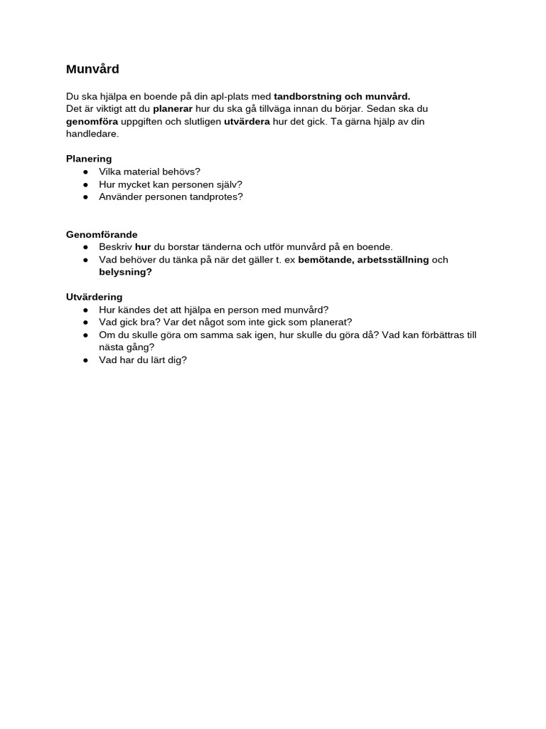 Truc Quynh Vuong UHGY - Munvård | PDF