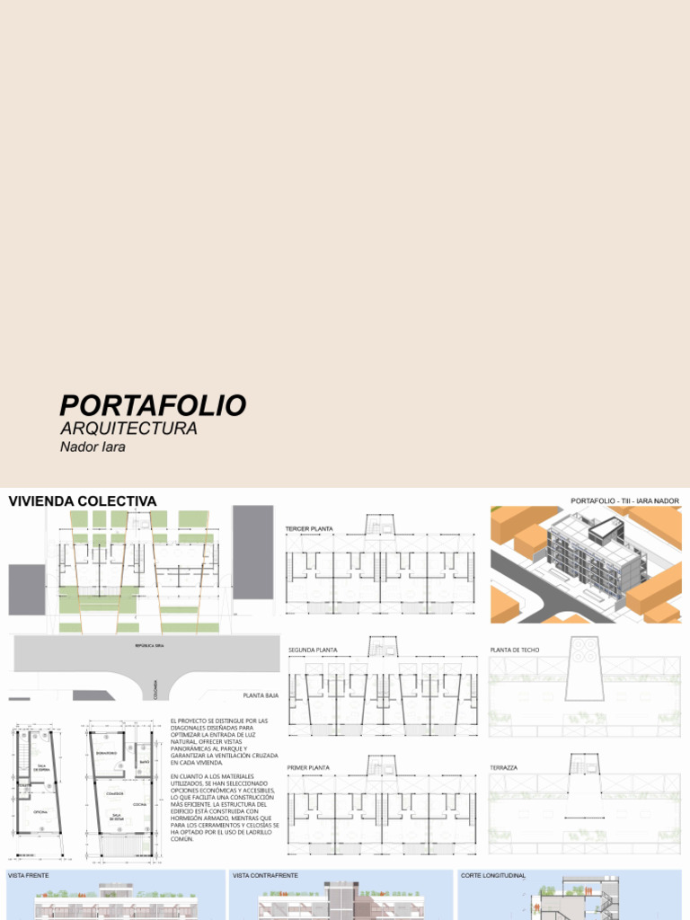 Portafolio TLLL - Arquitectua | PDF