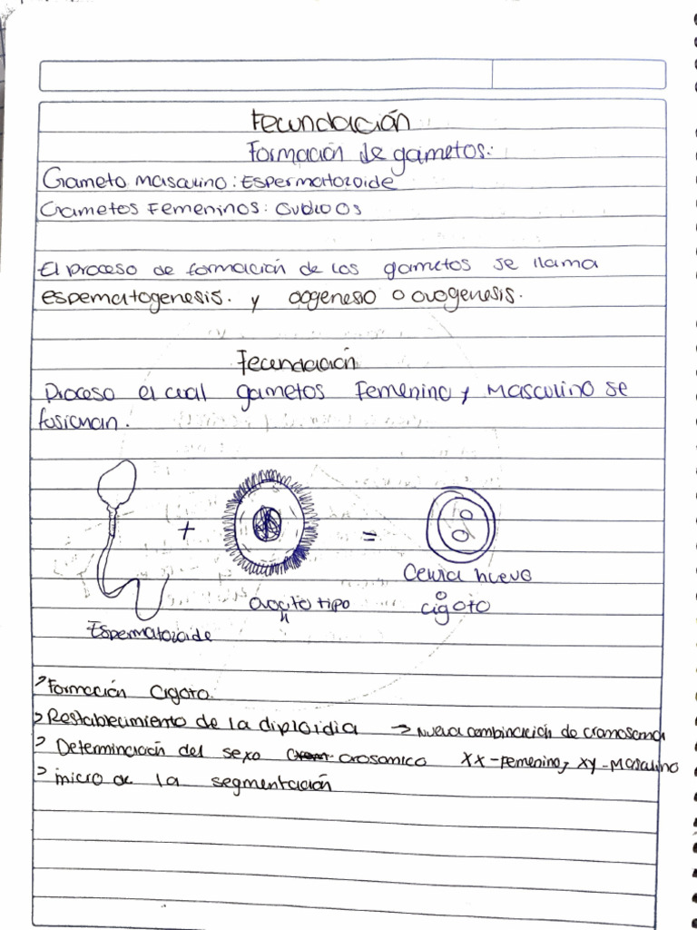 Fecundación y Herencia | PDF