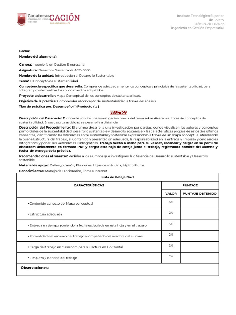 Manual de Practicas Desarollo Sustentable 7C 24 | PDF